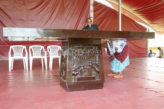 PHOTOS: Pope’s Podium At University Of Nairobi, Complete & Beautiful